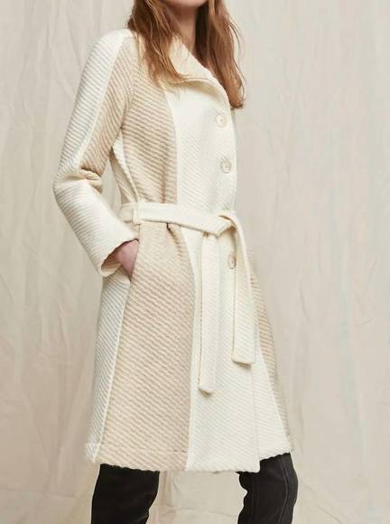 Aldo Martins | Jackets & Coats | New Aldo Martins Ivory Twill Coat In ...